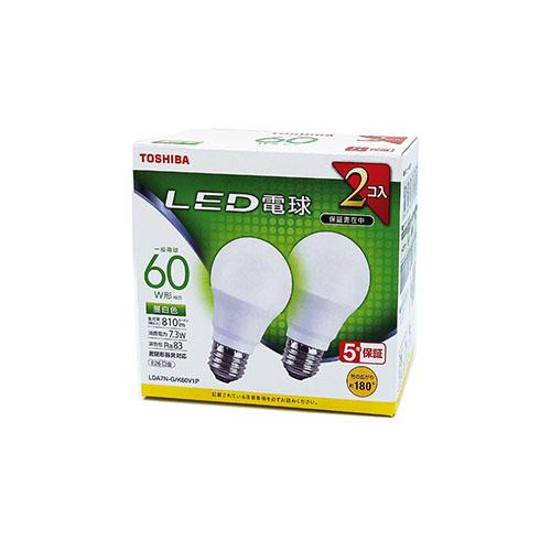 東芝(TOSHIBA) LDA7N-G/K60V1P LED電球(昼白色) E26口金 60W形相当 810lm: ECカレント ANA Mall店｜ANA Mall｜マイルが貯まる・使える ...