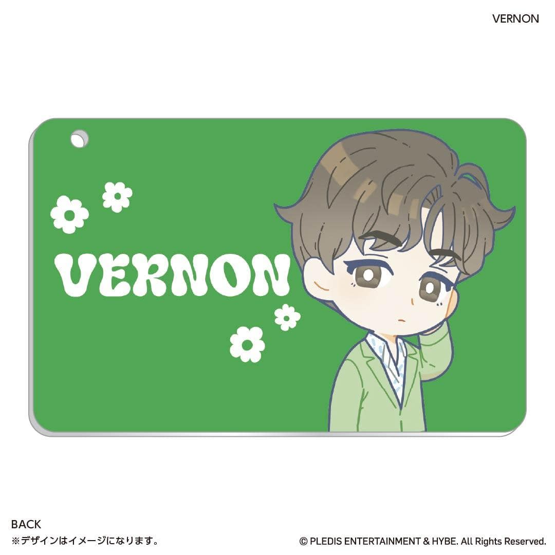 SEVENTEEN グッズ 通販 PetiTEEN スライドカードケース VERNON バーノン セブチ プチティーン パスケース 定期入れ ...