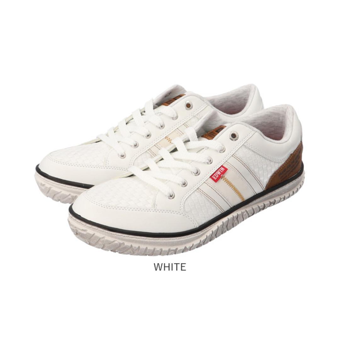 EDWIN メンズ スニーカー 7744 通販 エドウィン 軽量 軽い ローカットスニーカー ローカット シンプル おしゃれ 幅広 3E ゆったり 滑りにくい 防滑 耐滑 履きやすい 歩き ...