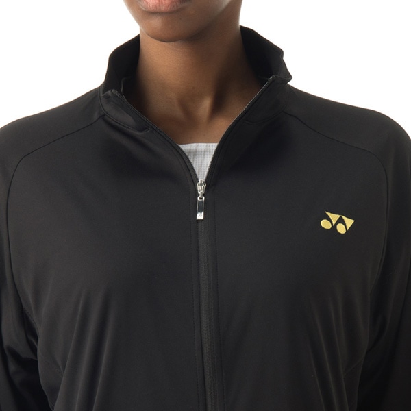 [ヨネックス テニスウェア（レディース）] ニットウォームアップシャツ レディース 57087(S （007）ブラック): テニス ...